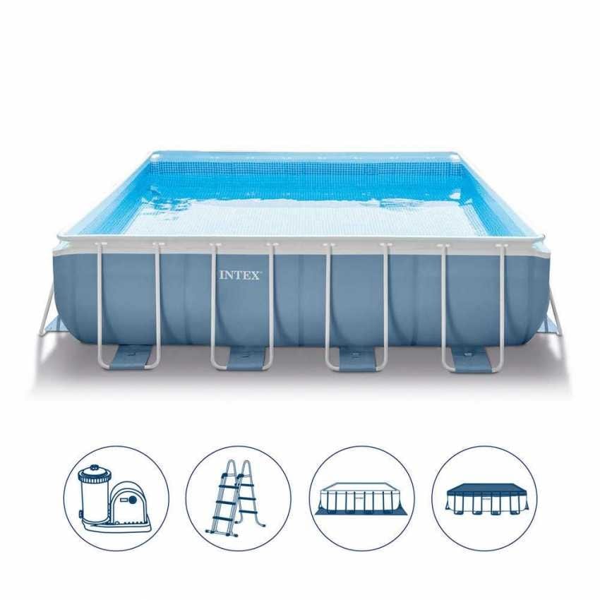 Boden-Pool mit massiver Rohrstruktur | IDFdesign